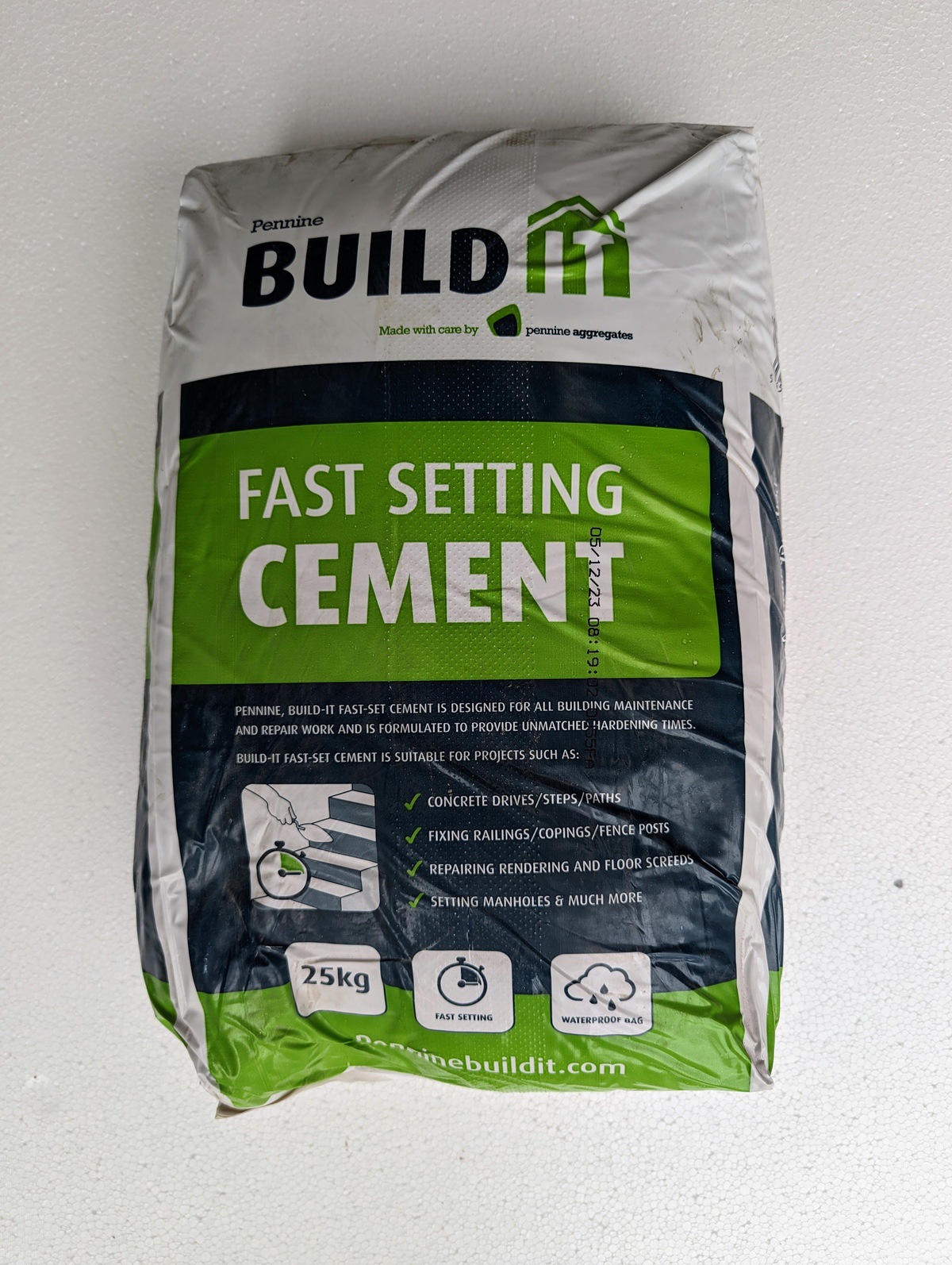 Build It Fast Setting Cement Bag 25kg - WBS Builders’ Merchants